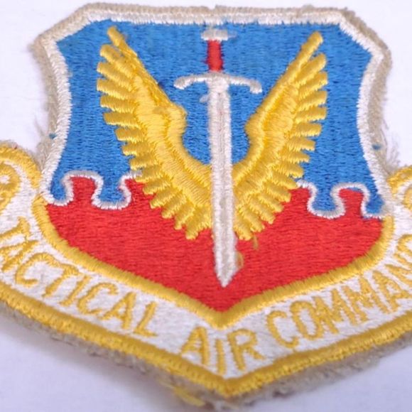 Other | Vintageus Air Force Tactical Command Ssi Shoulder Sleeve Insignia Patch Usaf | Poshmark
